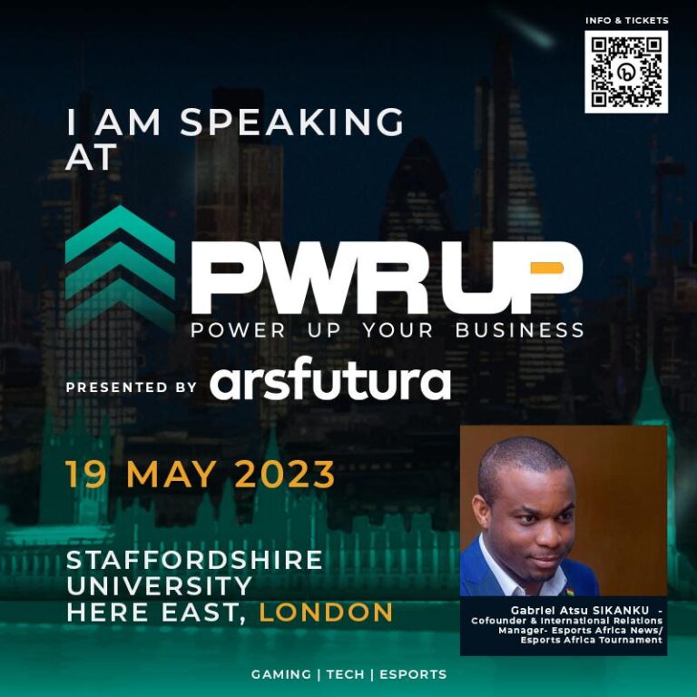 Get Ready to PWR UP London with Esports Africa News Co-Founder Gabriel ...